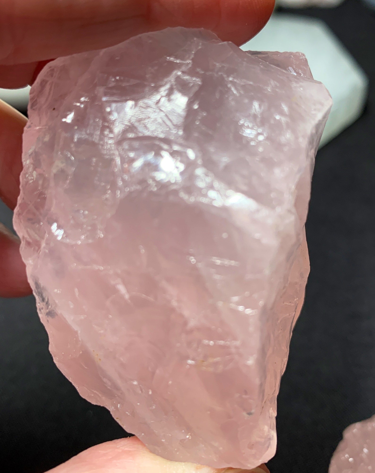 Raw Rose Quartz Specimen 2.42.7 - Etsy