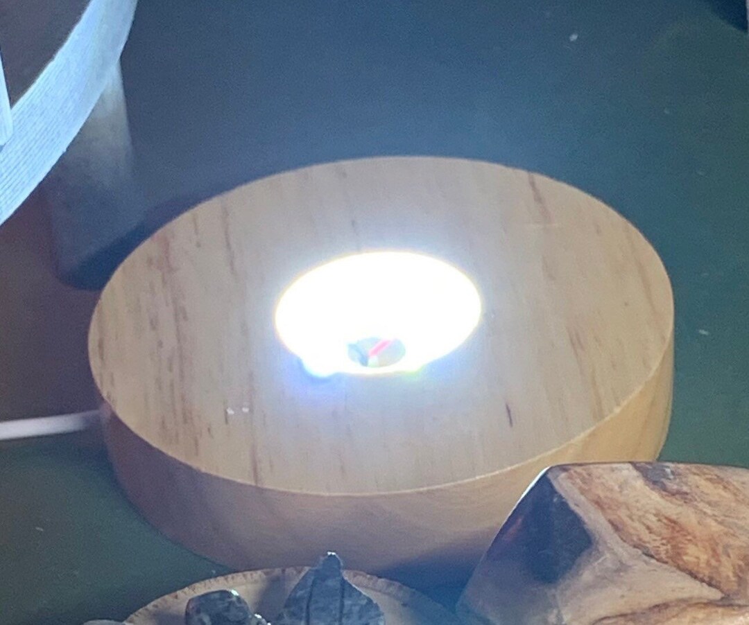 Large White Wood Light Stand - Etsy