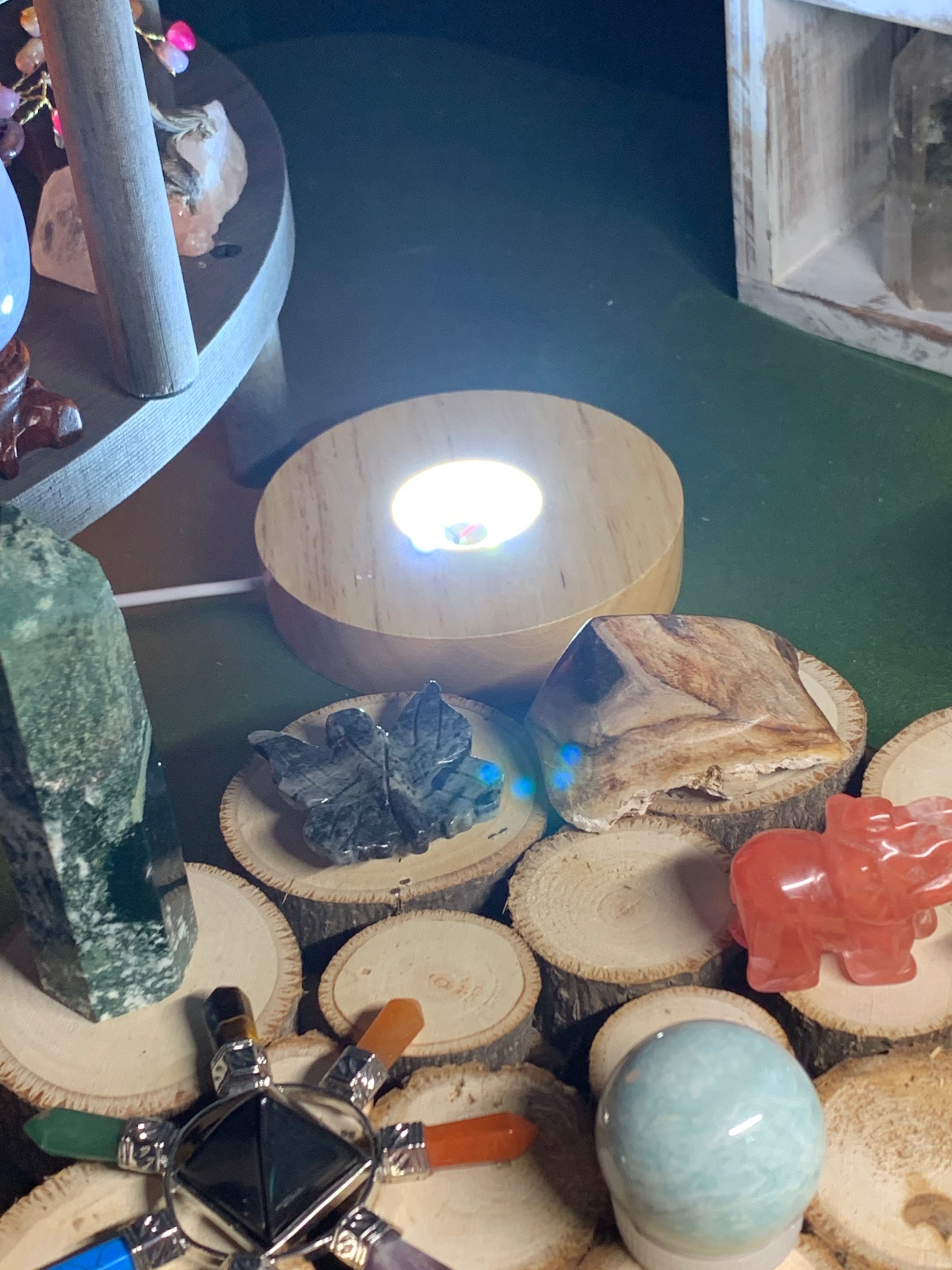 Large White Wood Light Stand - Etsy