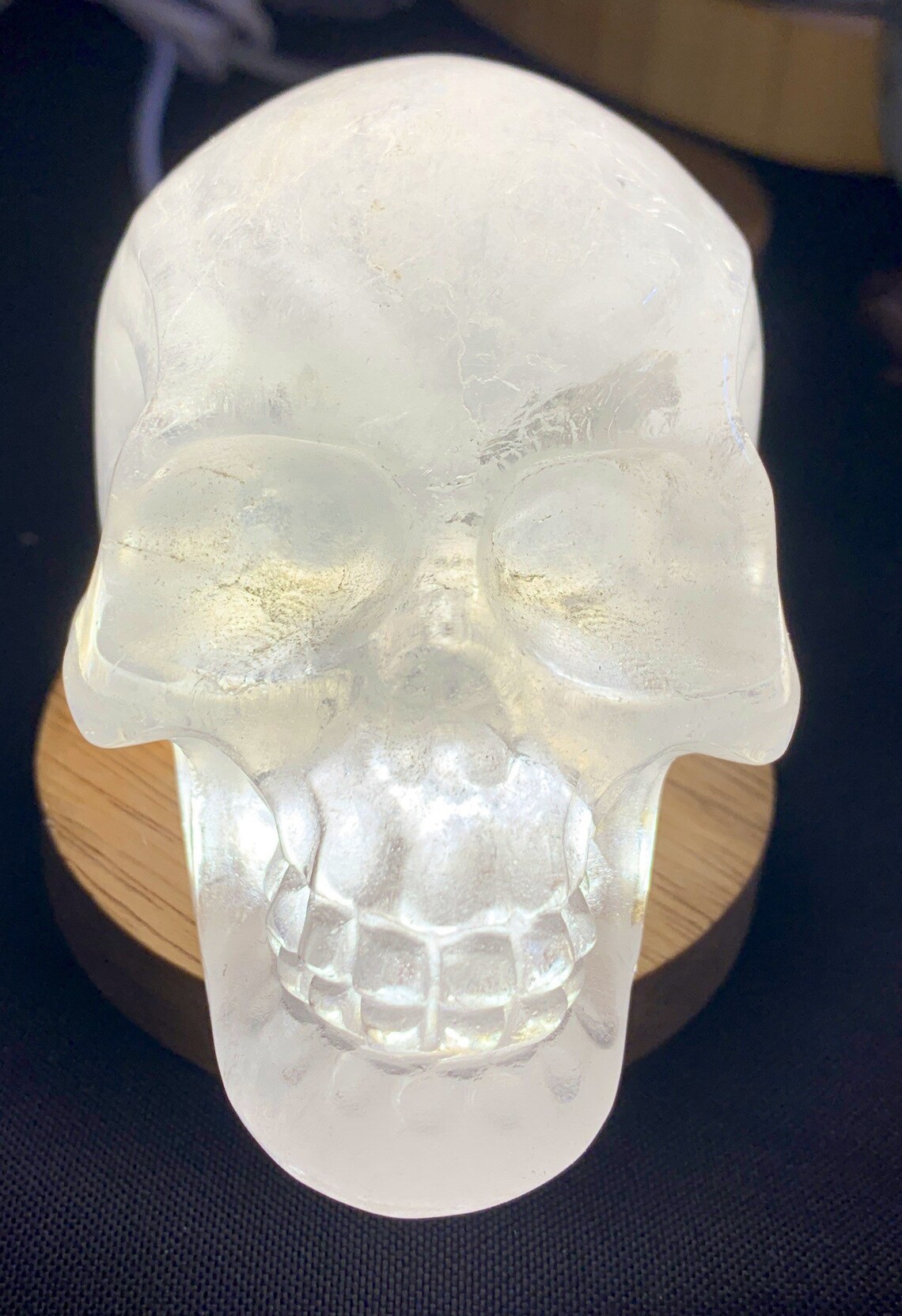 Large White Wood Light Stand - Etsy