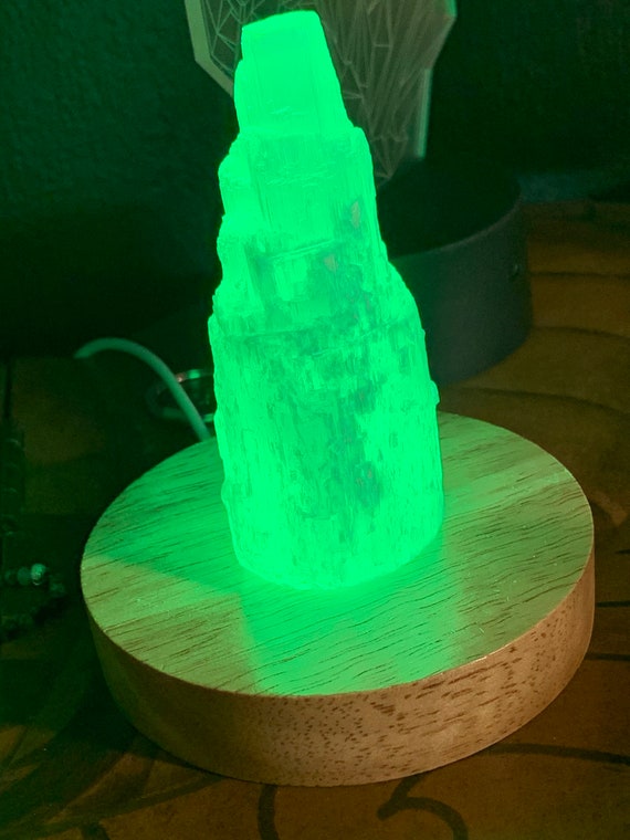Large Color Changing Wood Light Stand. 101mm - Etsy