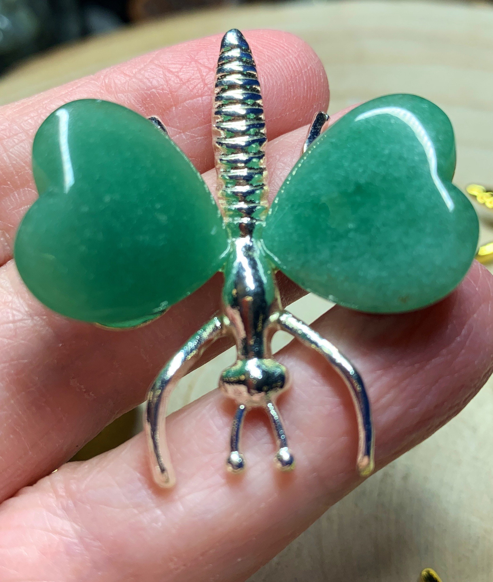 Gemstone Heart Butterfly - Etsy