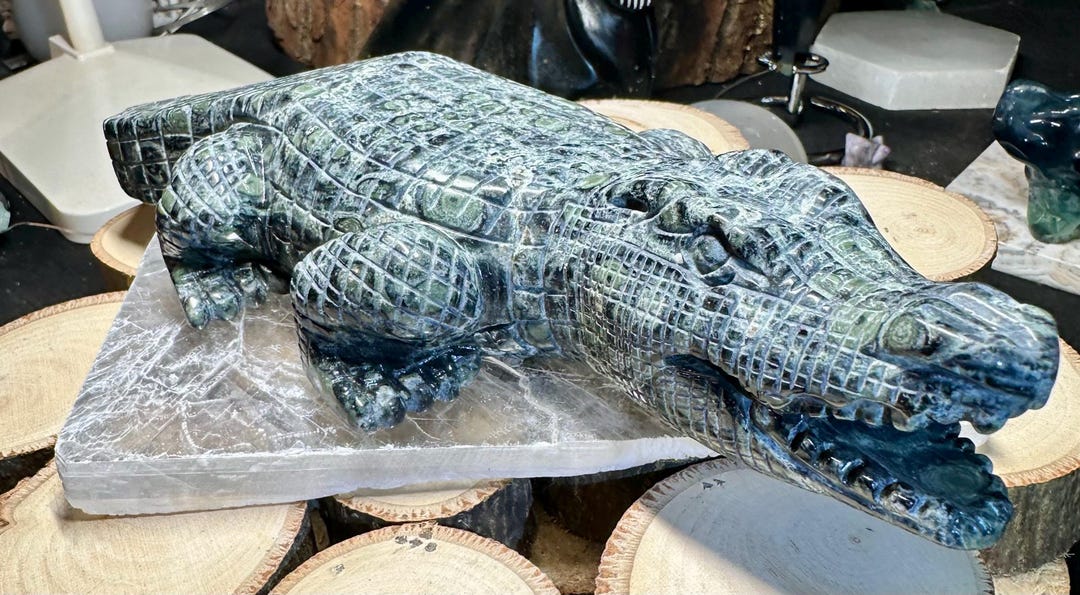 Kambaba Alligator Carving 9.0x3.5 - Etsy