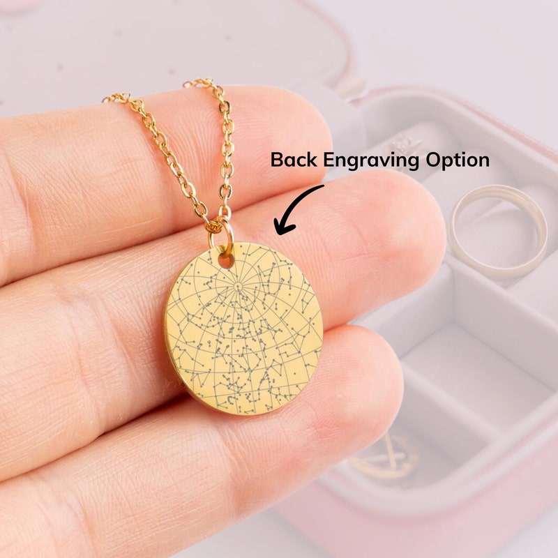 Night Sky Map Pendant - Etsy