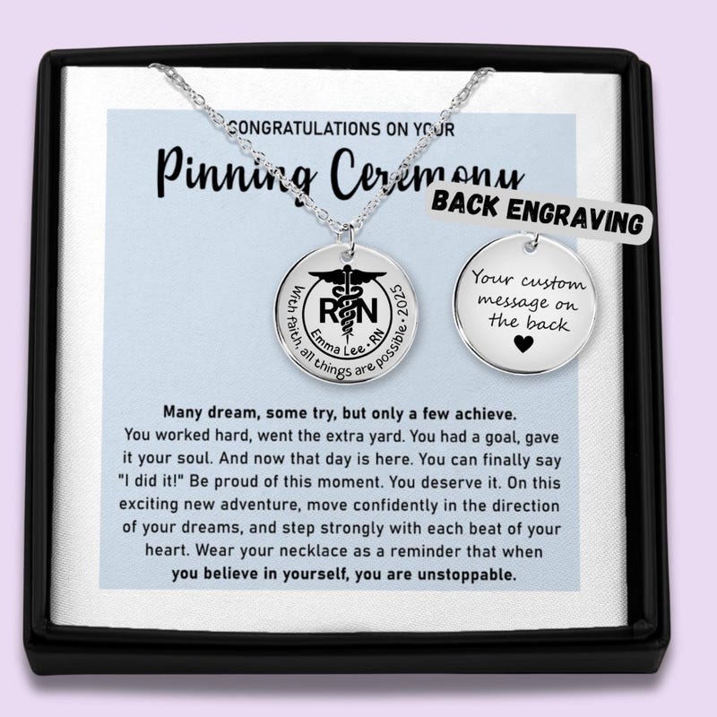 Pinning Ceremony - Etsy