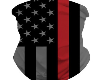 Thin Red Line Mask | Etsy