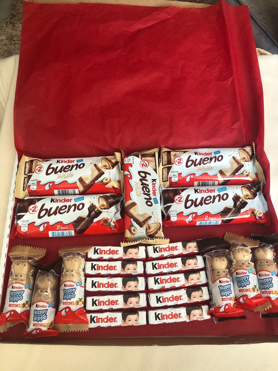 Kinder Bueno Chocolate Hamper Box Gift - Personalised Sweet Treat - Etsy