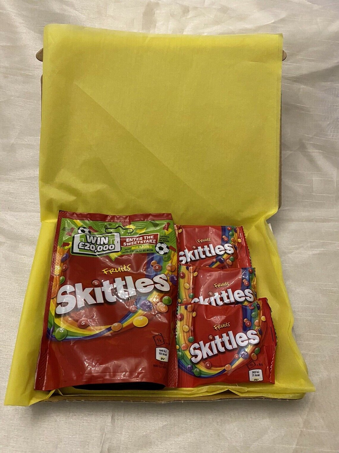 Skittles Sweets Chocolate Hamper Box Gift - PERSONALISED SWEET TREAT ...