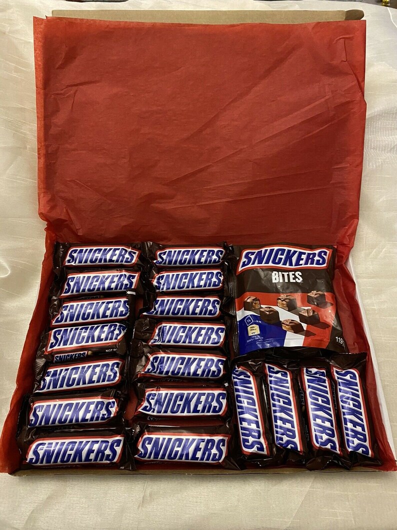 Coffret cadeau Snickers bonbons chocolats - SUCRETÉ PERSONNALISÉE ...