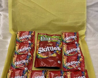 Skittles Sweets Gift Box Selection Hamper - Etsy