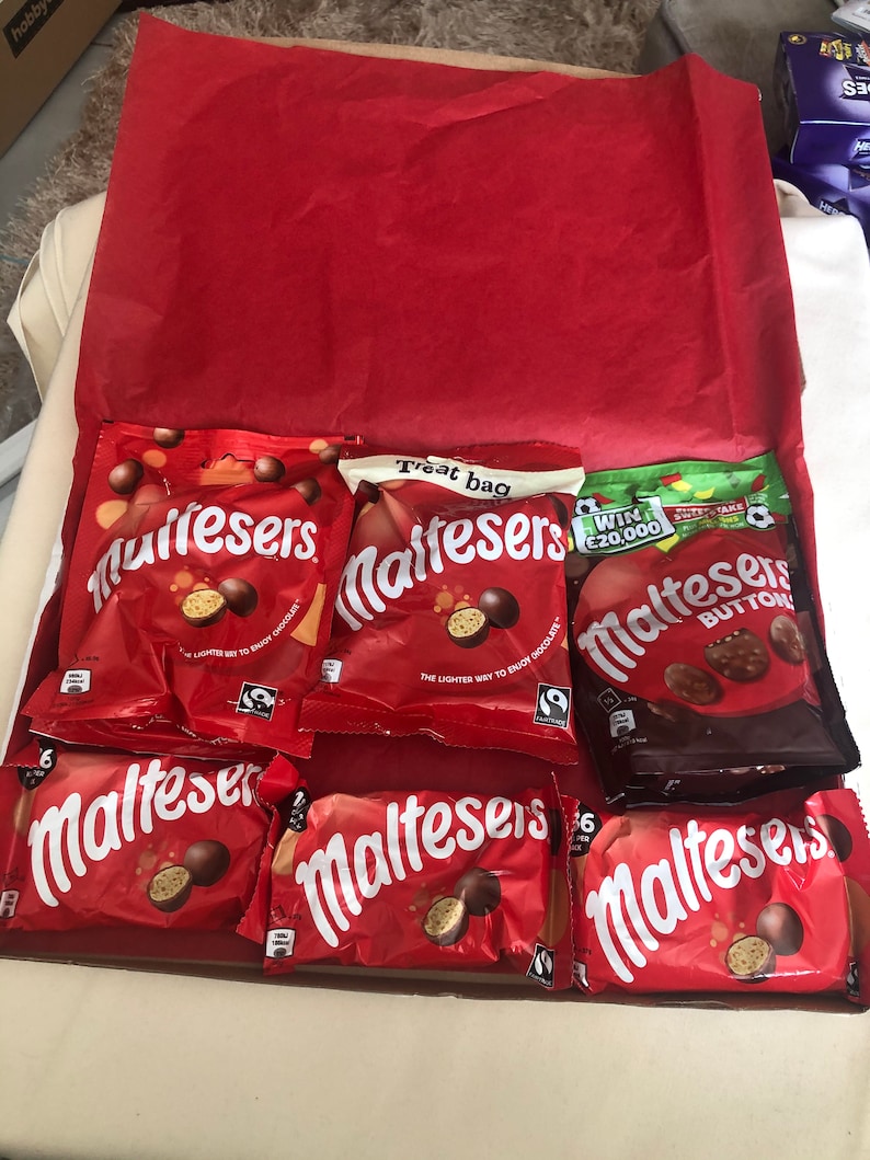 Maltesers Chocolate Hamper Box Gift - Personalised Sweet Treat - Etsy
