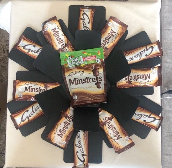 Galaxy Minstrels Chocolate Explosion Box Gift Hamper Birthday | Etsy UK