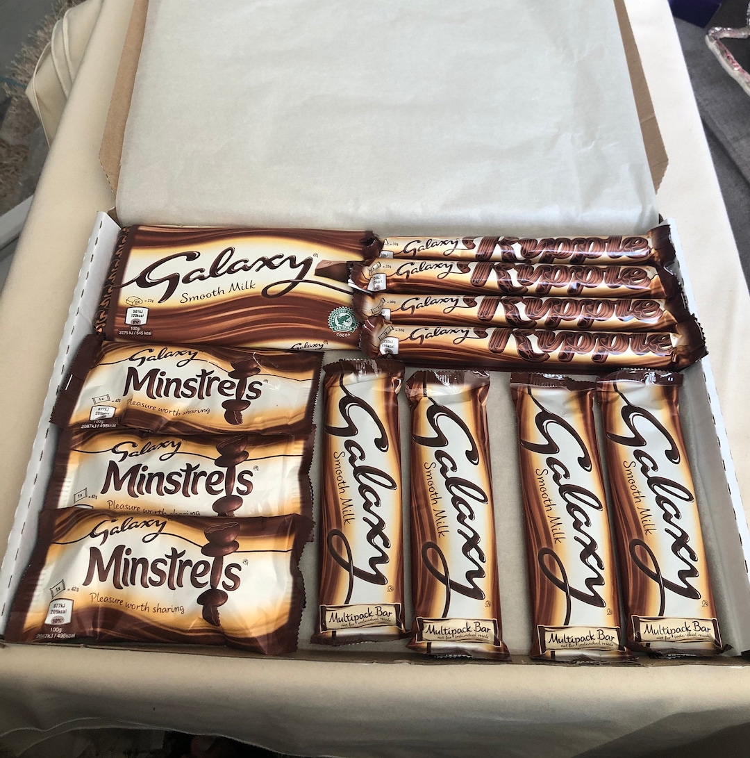 Galaxy Chocolate Hamper Box Gift - Personalised Sweet Treat - Etsy
