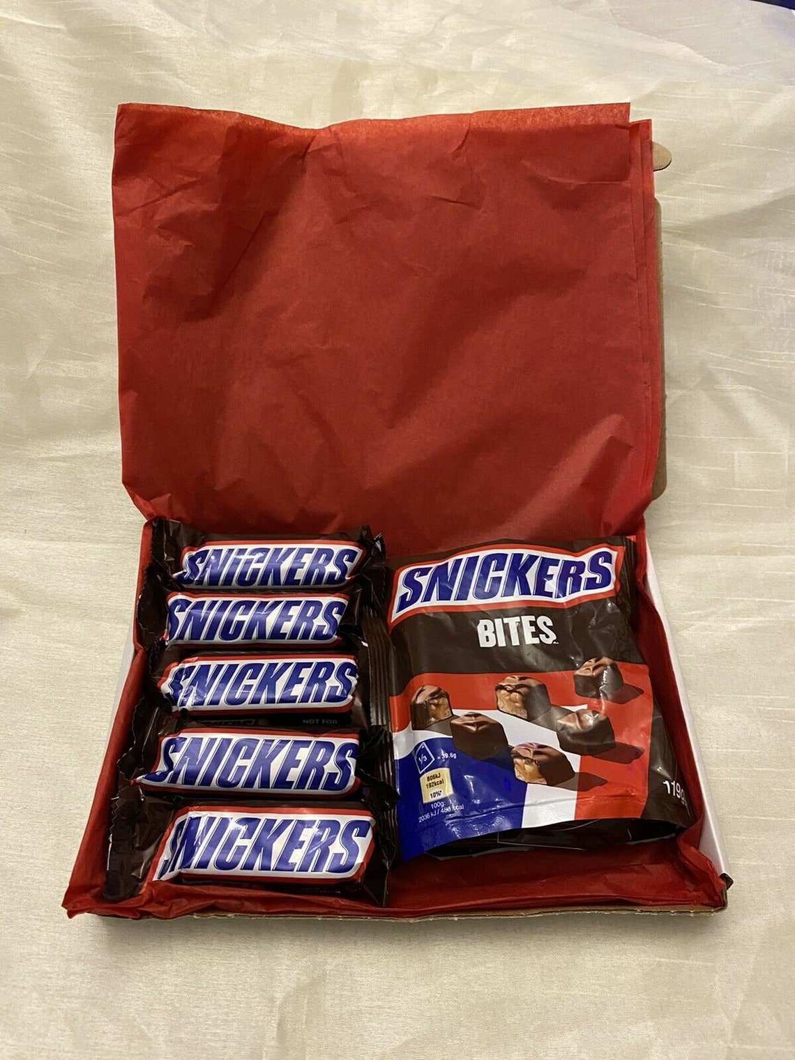 Snickers Sweets Chocolate Hamper Box Gift PERSONALISED SWEET TREAT - Etsy
