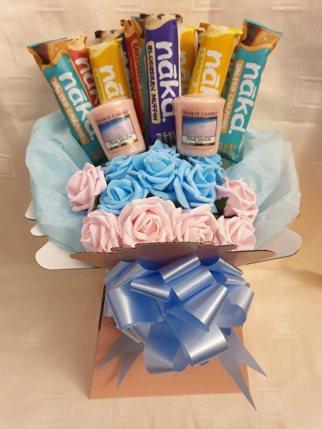 Deluxe Large Vegan Nakd Bar Yankee Candle Explosion Bouquet Gift - Etsy