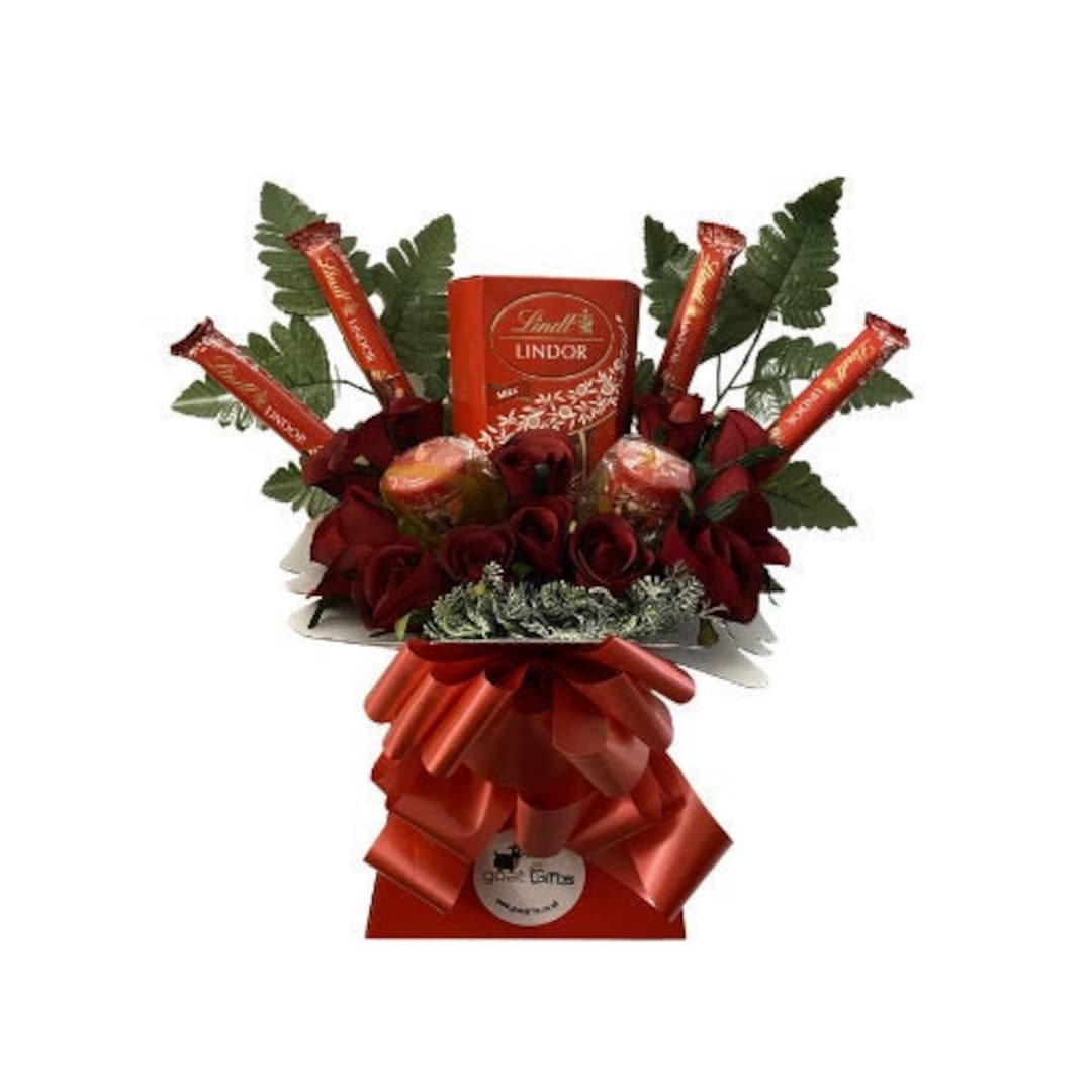 Lindt Lindor Explosion Chocolate Silk Flowers Yankee Candle Bouquet ...