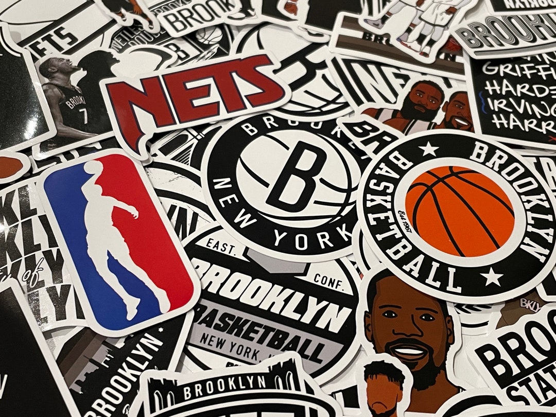 50 Piece Sticker Bomb Pack Bundle Brooklyn Nets Basketball Kevin NBA ...