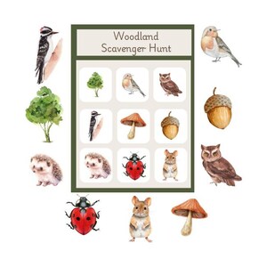 Woodland Adventure: A Scavenger Hunt for Little Explorers - Etsy