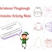 Christmas Printable Playdough Mats: Festive Fun for Little Hands - Etsy