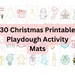 Christmas Printable Playdough Mats: Festive Fun for Little Hands - Etsy
