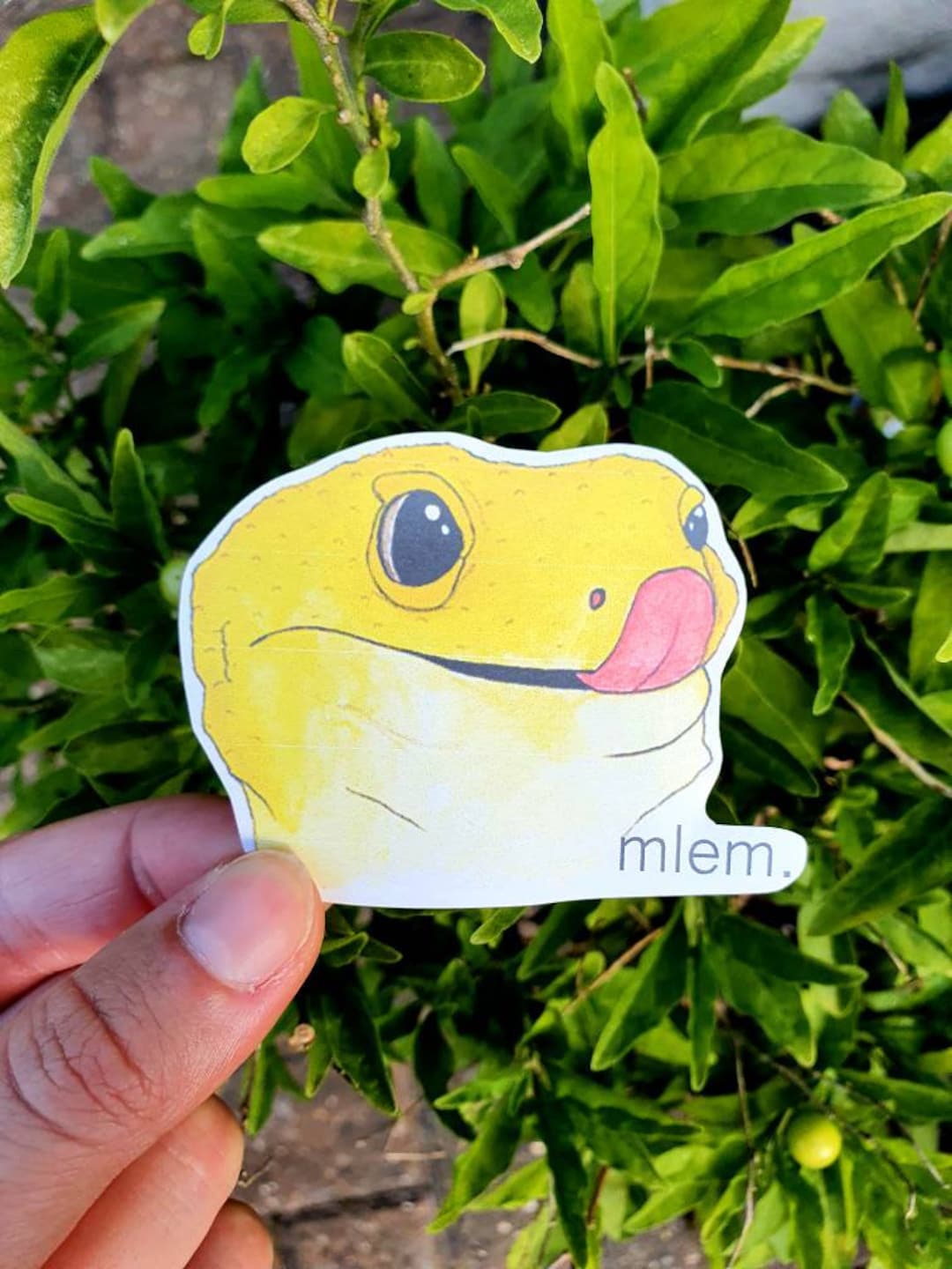 Leopard Gecko Mlem Stickers (pack of 4), Leopard Gecko Gift, Leopard ...