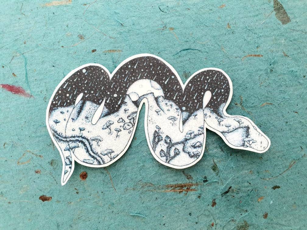 Ball Python Temporary Tattoo Ball Python Sticker Ball Python - Etsy UK