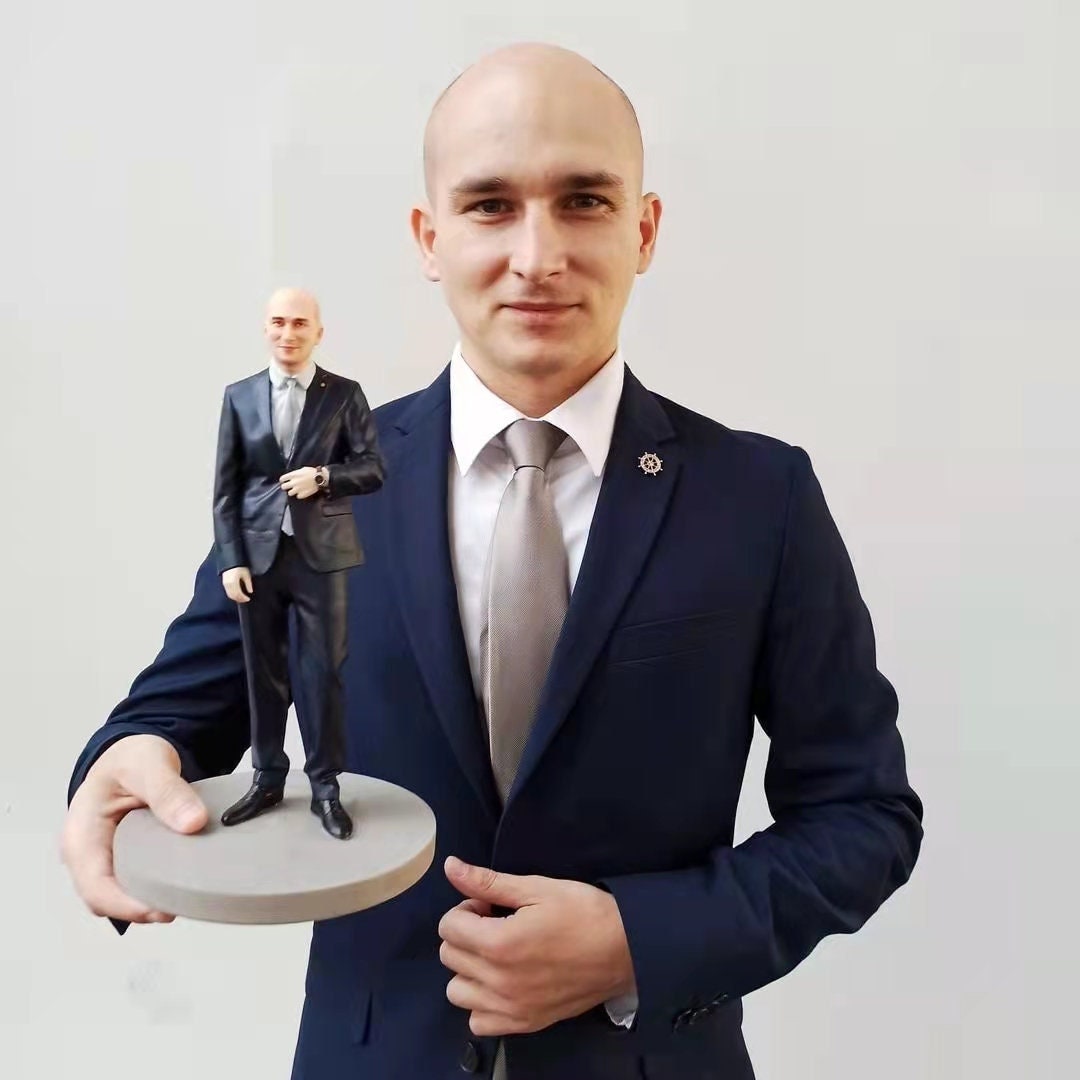 Boss Gift Figurine Custom, Personalized Figure Cake Topper for Husband ...