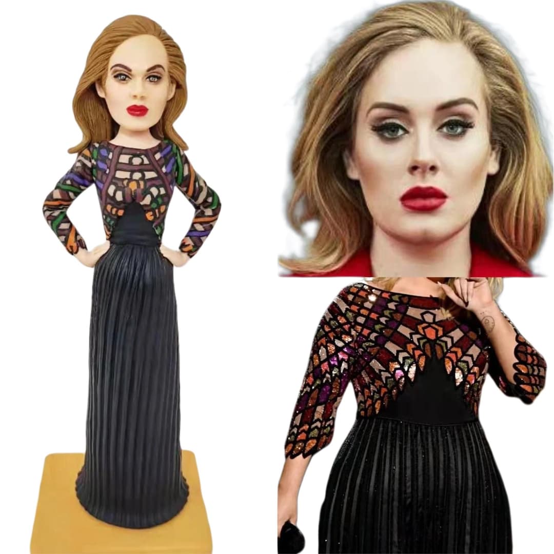 Custom Celebrity Photo Dolls, Personalized Movie Star Picture Figurine ...