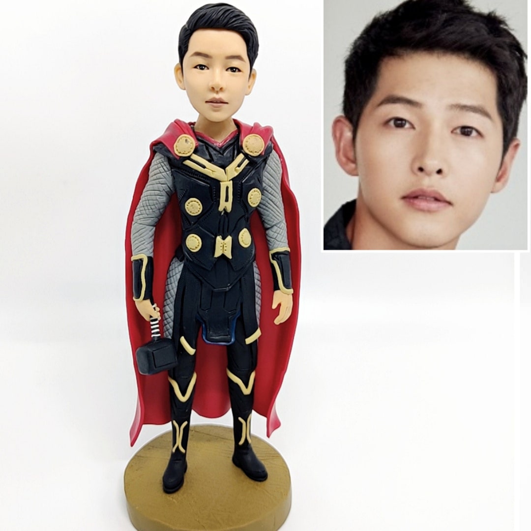 Custom Marvels Figurine Gifts for Men, Personalized Superhero Figure ...