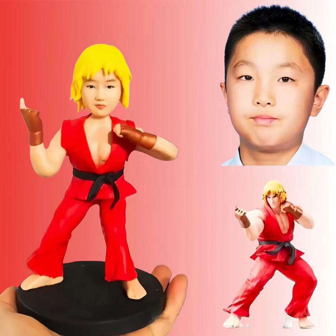 Custom Anime Figure From Photo, Personalized Manga Figurine Commission ...