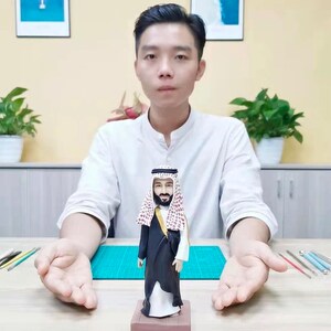 Custom Muslim Gift Bobblehead for Women, Personalized Islamic Figure ...