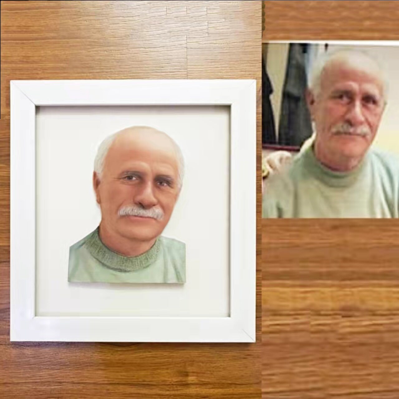 Custom 3D Portrait Painting Wall Art Framed Hangings From | Etsy