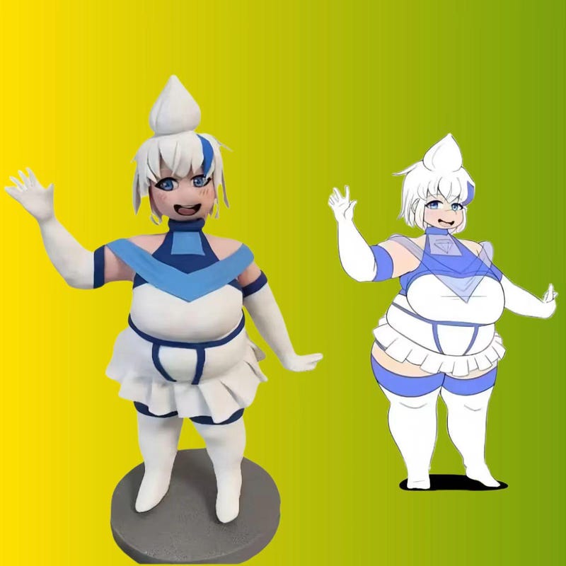 Anime Girls Figurines - Etsy