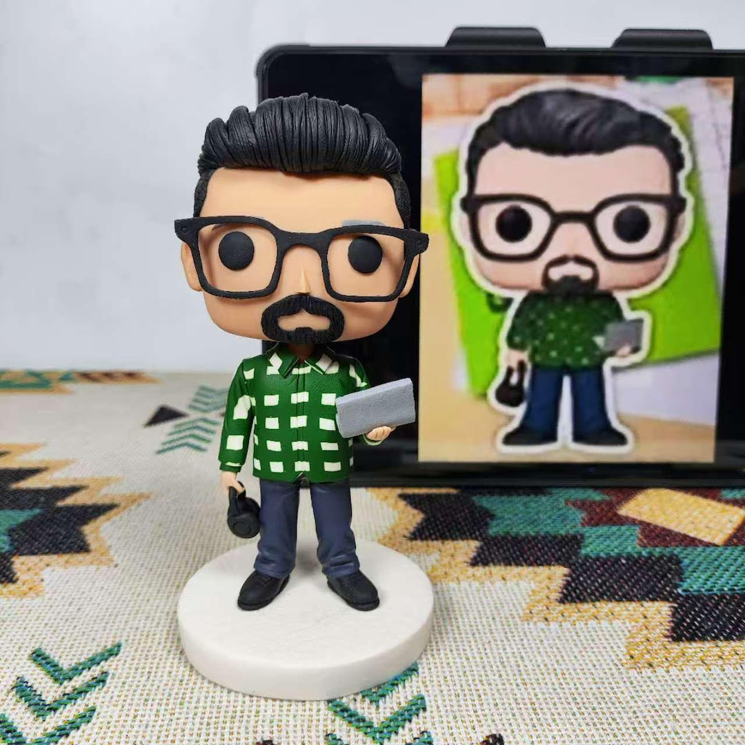 Custom Funko Pop From Photo, Personalized 3D Portrait Funko Gift, Funko ...