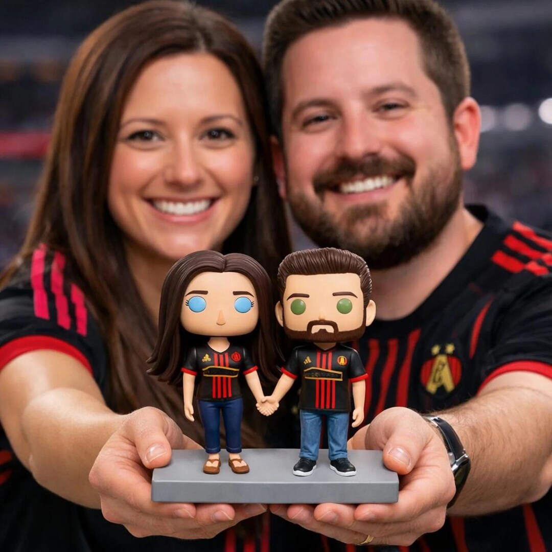 Custom Mini Figures Couple, Personalized Couple Figurine From Photo ...