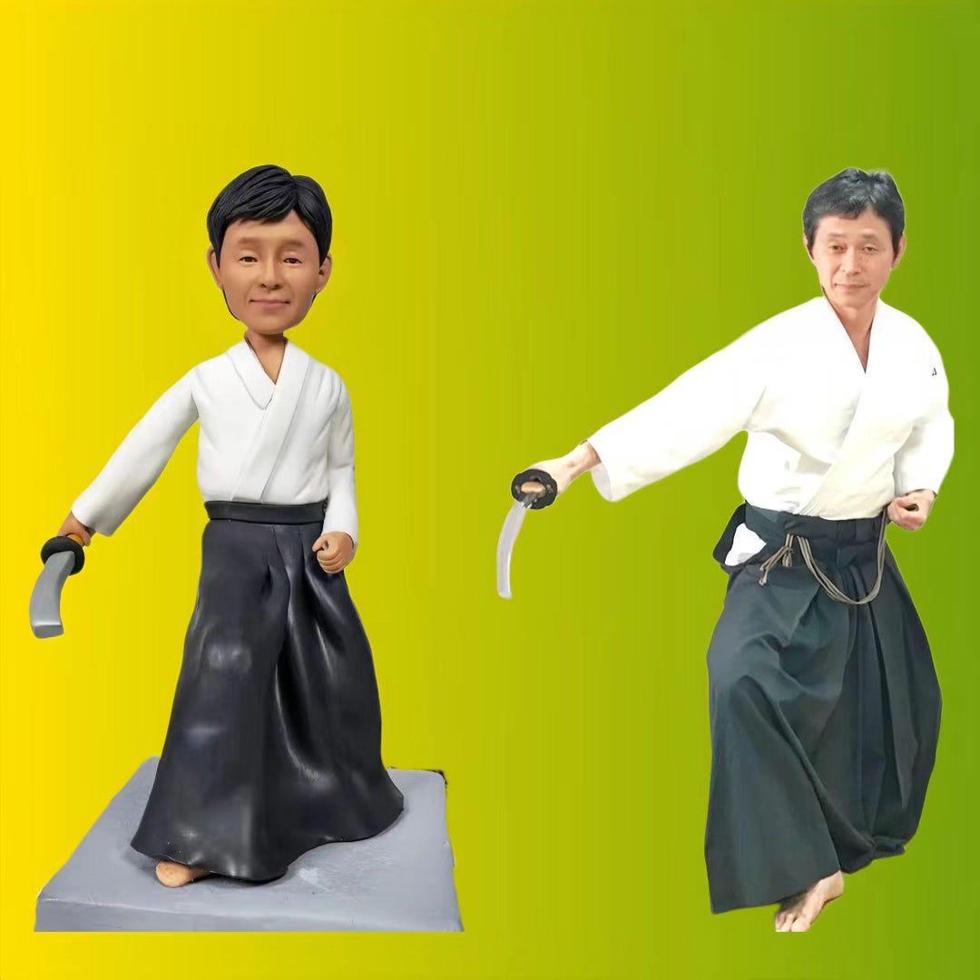 Bushido Gifts Cake Topper Bobblehead Custom, Personalized Bushido ...