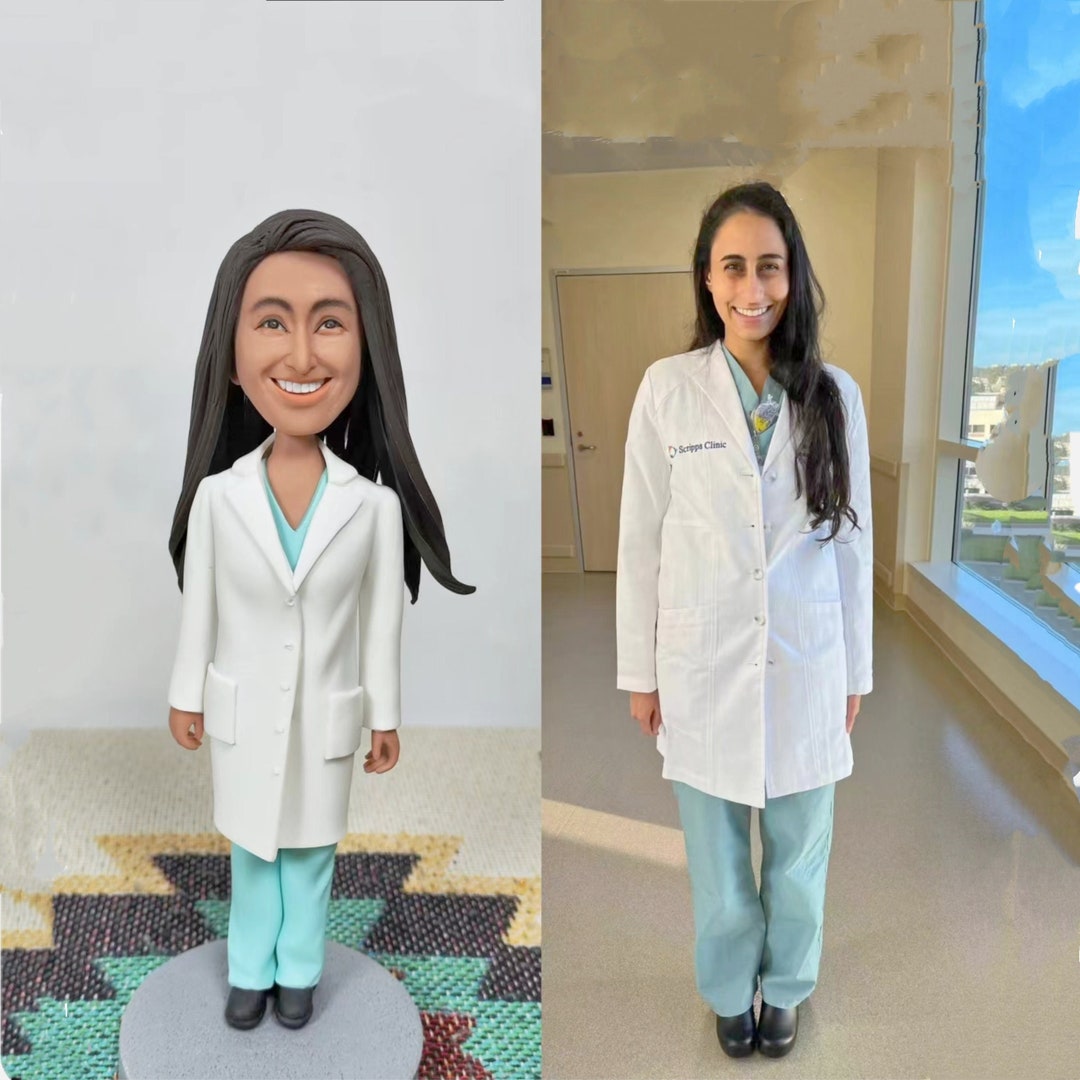 Custom Bobblehead Doctor, Personalized Bobble Head Doctor Gift ...