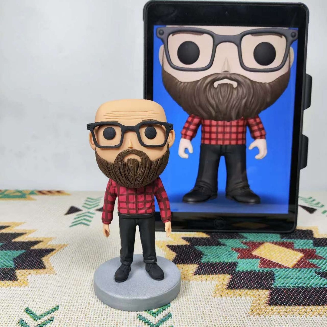 Custom 3D Portrait Painting Funko Pop Figures From Your Picture ...