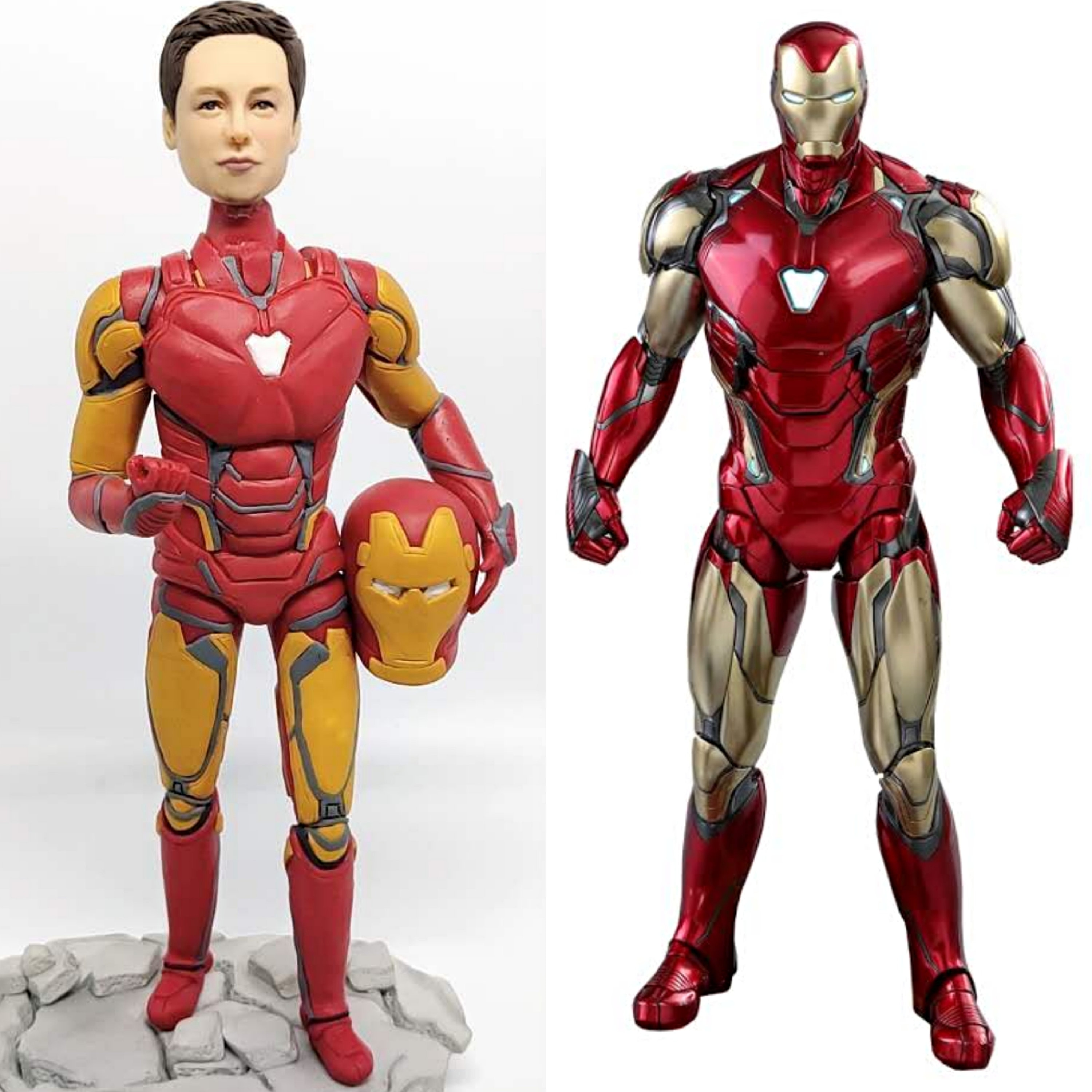 Custom Marvels Figurine Gifts for Men Personalized Superhero Figure From Photo Customized DC Comics Portrait Statue Doll Iron Man Cosplay Etsy