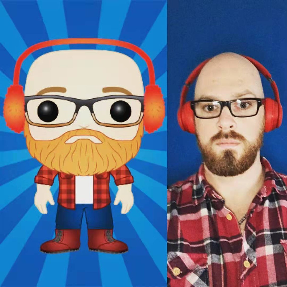 Custom 3D Portrait Painting Funko Pop Figures From Your | Etsy