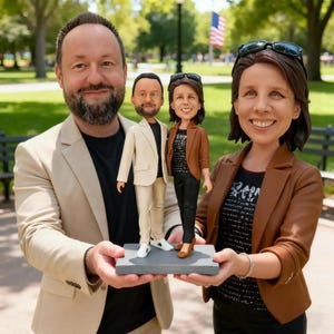 Custom Couple Figurine Wedding, Personalized Couple Figures From Photo ...