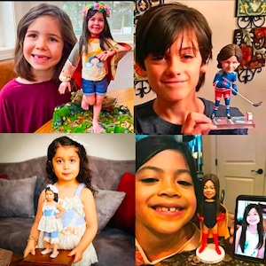 Custom Family Gift Figurine, Personalized Family Portrait Figure, Cake ...