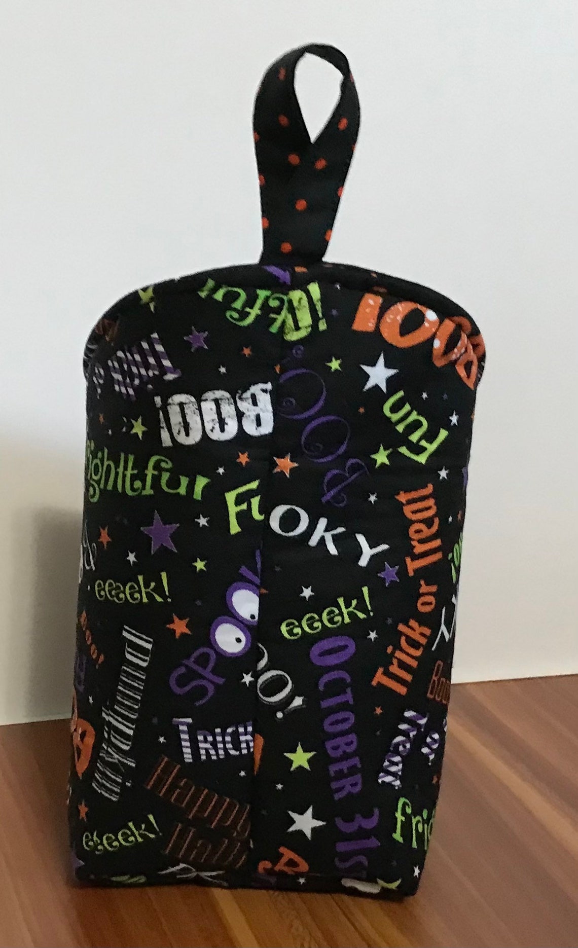 Hanging Fabric Storage Pod/washable Fabric Container/lined Fabric ...