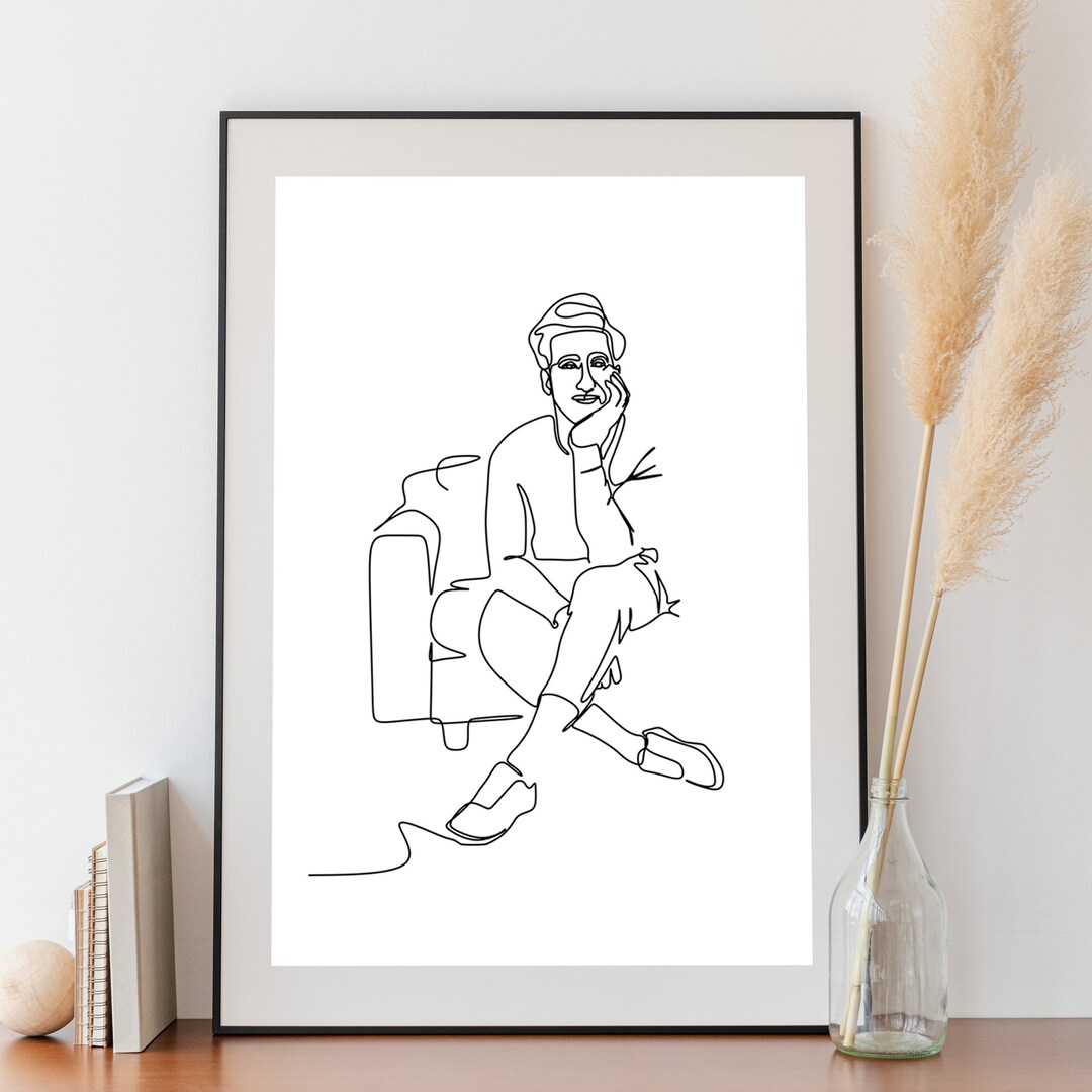CUSTOM Line Drawing From Your Picture. Couple and Family Drawing From ...