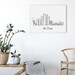 Abu Dhabi Line Drawing, Cityscape Wall Art, Skyline Drawing Art for ...
