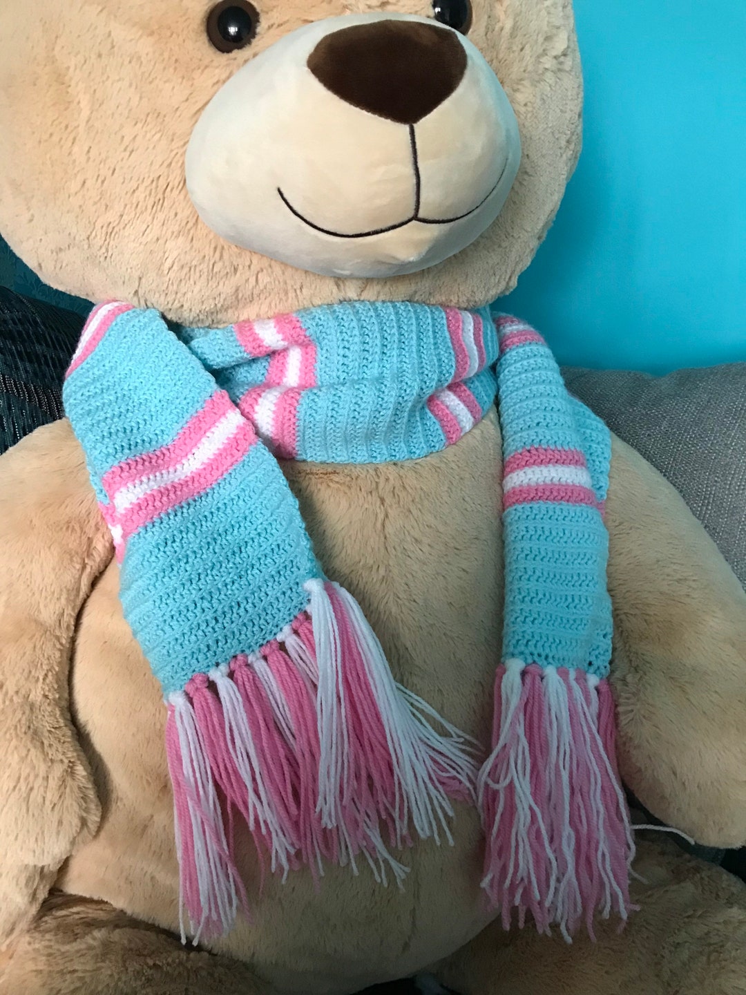 LGBTQ+ Transgender Pride Handmade Scarf - Etsy