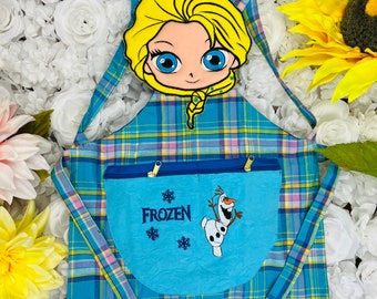 Frozen Kids Apron - Etsy