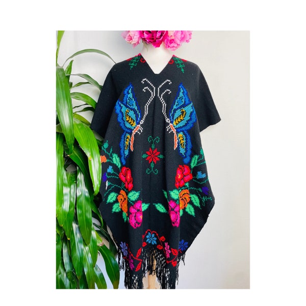 Butterfly Poncho - Etsy