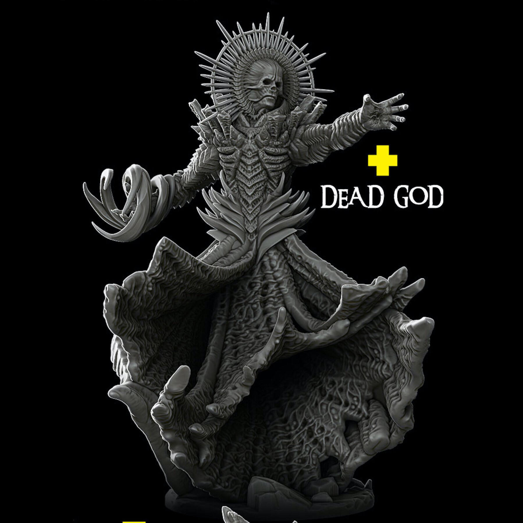 Dead God 32mm Roleplaying Miniature 3D Printed by Rocket Pig | Etsy