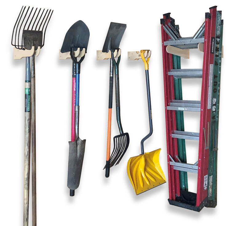 Step Ladder Organizer Shed Stud Mounted 1 Pair Ladder - Etsy